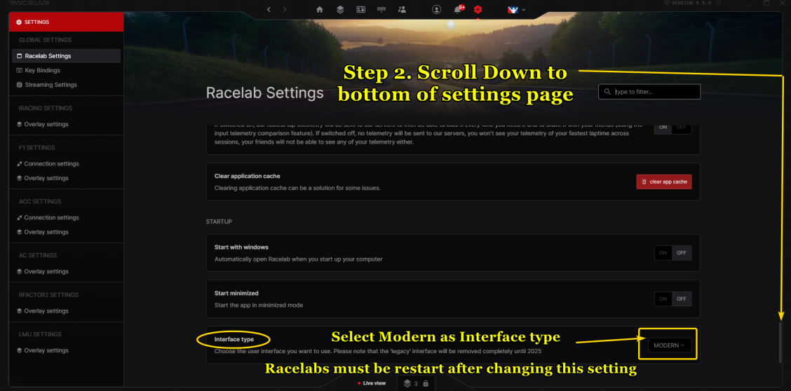 How to use the user interface
